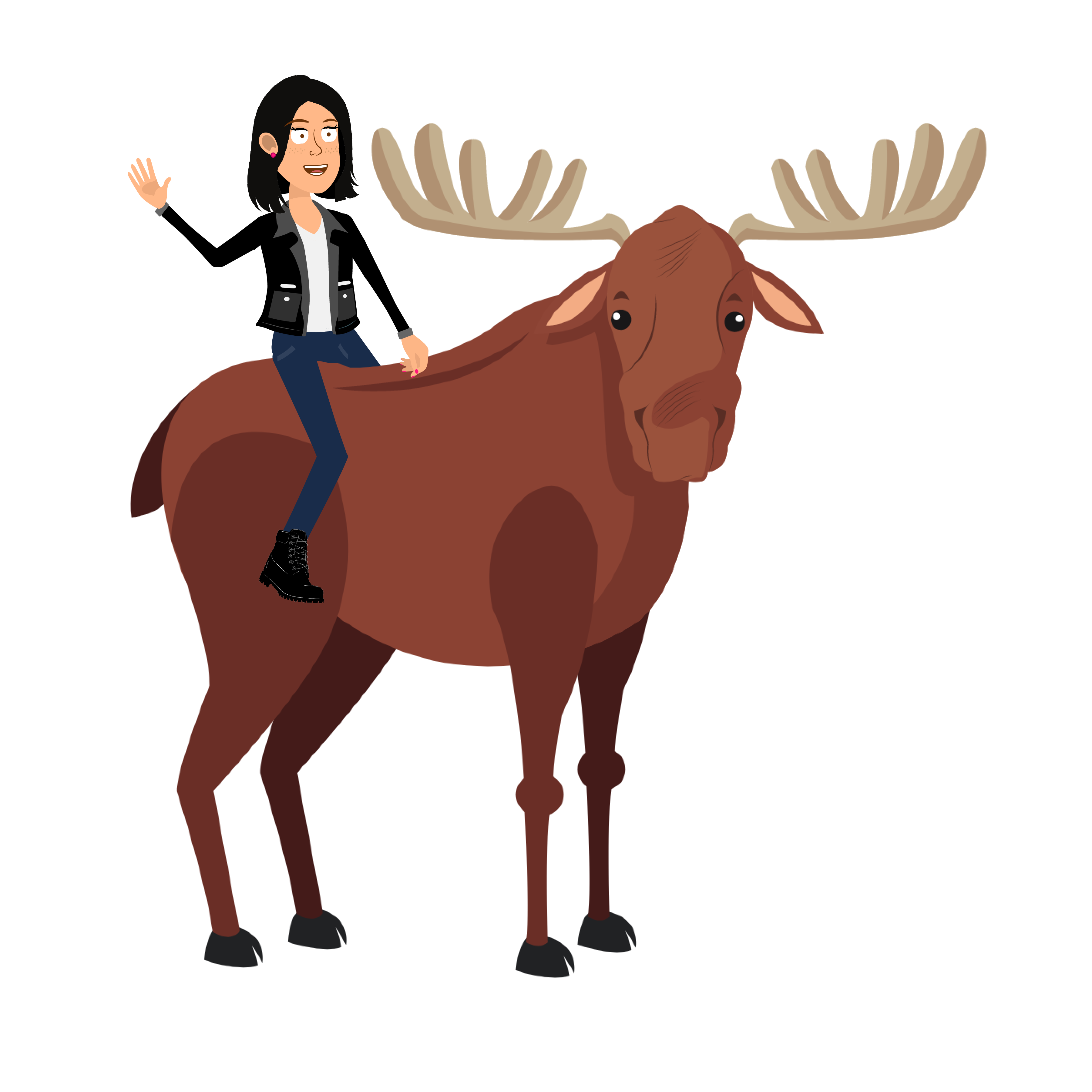 Riding A Moose